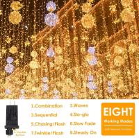 China Halloween 240V 60m String Lights Indoor / 600 Warm White Fairy Lights for sale