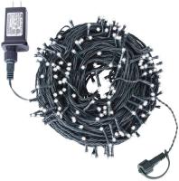 China 50Hz Christmas Tree Cool Outdoor White Lights 60m PVC Super Bright String Lights for sale