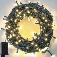 China 1000 Warm White LED Garland 240V Christmas Lights 60HZ With 2.8m Green Cable for sale