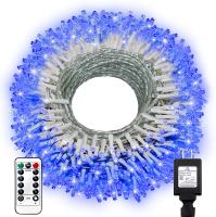 China 60HZ 31V Outdoor Blue Icicle Lights 700 LED Backyard Wedding String Lights for sale