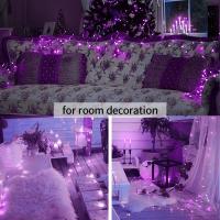 China 32ft 800 Remote Control LED Christmas Lights Plug In 30V For Window Decor for sale