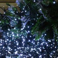 China Decor Cold White LED Outdoor String Lights Solar Christmas 4.5V 300 MA for sale