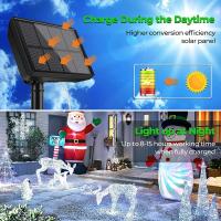 China Waterproof 60m Solar Christmas String Lights 600 LED Outdoor Cold White for sale