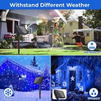 China Solar Christmas String Lights 600 LED Gardens Wedding Part Colorful Blue for sale