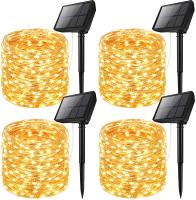 China 60m Transparent Wire Christmas lights 600 LED 300 MA Remote Operated Fairy Lights for sale