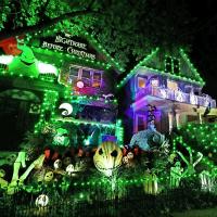 China Patio 700 LED Solar Powered Christmas String Lights 28V 300MA 70m for sale