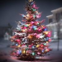 China 72ft Solar Powered Christmas Light 700 LED PVC 5V Multi Colored Outdoor String Lights for sale