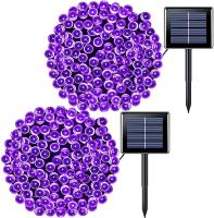 China 70m Purple LED Christmas Lights / Halloween String Lights Outdoor 300MA 28V for sale