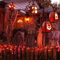 China Solar Green Wire String Lights Outdoor 700 LED IP44 Waterproof For Christmas for sale