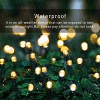 China 700 LED Ultra Bright Christmas Tree Lights 70m 28V 1500MAH Battery for sale