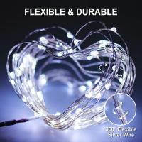 China Cold White 5V Solar Christmas String Lights Outdoor 800 LED 80m Length for sale
