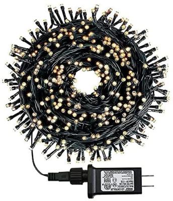 China Halloween 240V 60m String Lights Indoor / 600 Warm White Fairy Lights for sale
