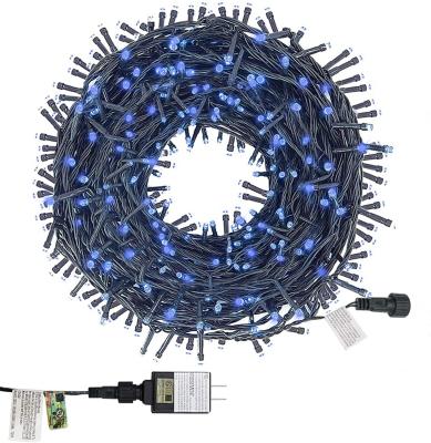 China Blue Outdoor Wedding Halloween Hanging Lights 31V 40m Length Fairy Lights for sale