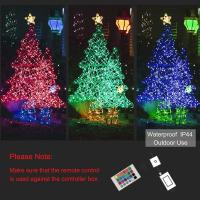 China 32ft Multi Color Garland 100V Christmas Lights 200 LED Waterproof Extendable for sale