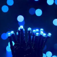 China Night Blue Twinkle Christmas Lights Plug In 240V 200 Count LED Extendable for sale