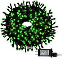 China Decor Garland Green String Christmas Lights 400 Count LED PVC Extendable for sale