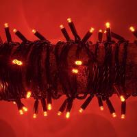 China Christmas Lights 400 LED Jesus Good Friday Picnic Extendable Garland Plug In Red for sale