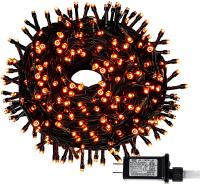 China Christmas Lights 400 LED Jesus Good Friday Picnic Extendable Garland Plug In Red for sale
