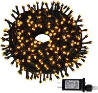 China Extendable Christmas Lights 100 LED All Soul's Day Wedding Party Fairy Plug In Yellow for sale