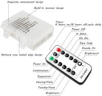 China Remote Control Battery Copper Wire Lights 20M Length Ultra Thin DC 5V for sale