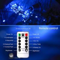 China IP65 Battery Copper Wire Lights 3M Blue String Lights For Bedroom for sale