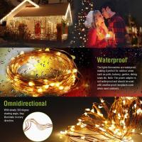 China Decor Copper Wire Fairy Lights Plug In DC 3V 40M Length For Patio for sale