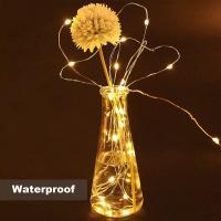 China Bright 20M Length Copper Fairy Lights Plug In / Waterproof LED Rope Lights AC 240V for sale