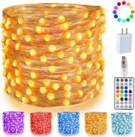 China DC 3V Copper Wire Twinkle Lights IP65 Color Changing String Lights For Bedroom for sale