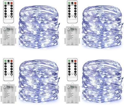 China Cool White Twinkle Battery Operated Christmas Lights 30m Length 28V 40℃ for sale