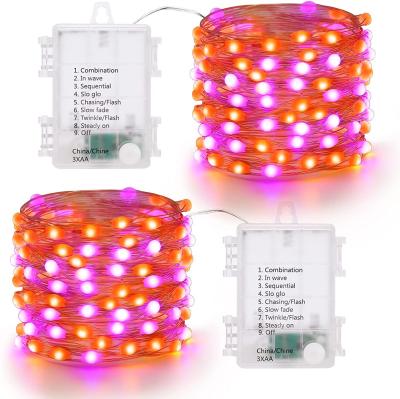 China Halloween Battery Operated Christmas Lights 60 Hours 6V With 1.5M Cable for sale