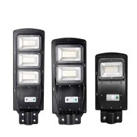 China 300W 60pcs Solar Flood Lights Remote Control LED Street Lights Security for sale