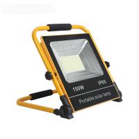 China Lithium Battery LED Solar Powered Flood Lights 100W For Corridors for sale
