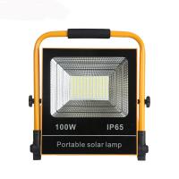 China Lithium Battery LED Solar Powered Flood Lights 100W For Corridors for sale