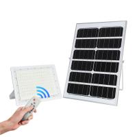 China Outdoor IP67 Waterproof Remote Control Solar Flood Lights 80W Outdside Security for sale