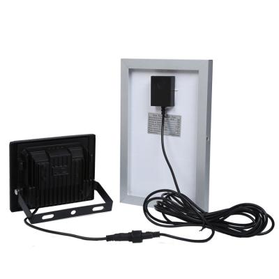 China Outdoor Aluminum Waterproof Glass 40 Watt Solar Flood Lights 110LM For Garage for sale