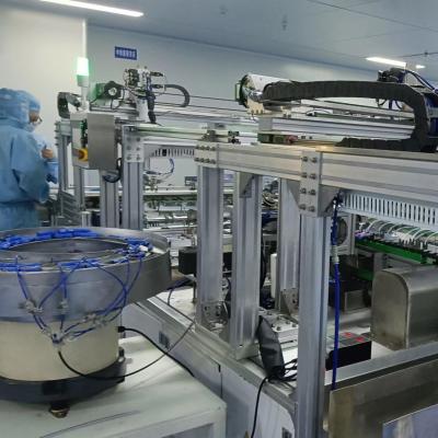 China AieTAC IV Cannula Assembly Machine for Suction Tube Body and Tube Head Bonding 12s 3pcs for sale
