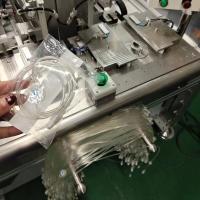 China PLC Controlled Cannula Manufacturing Machine for Medical Extension Tube Packing Sealing 380V 3.5KW for sale