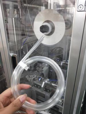 China Dual Catheter Bundling Welding Machine Automated Double Lumen Catheter Coiling Cutting Equipment 220V 2.0KW for sale