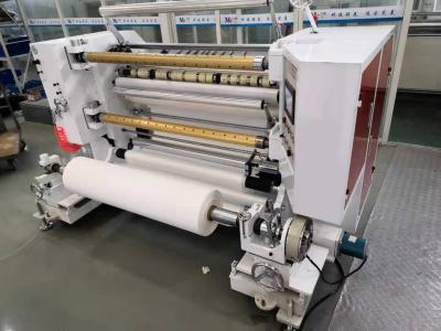 China Filter Membrane Slitting Machine Length Size Adjustable Automatic Cutting Equipment For Flexible Filter Film GLM001 for sale