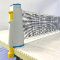 China Retractable Table Tennis Rackets Set Net Ping Pong Paddle Net Balls Set for sale