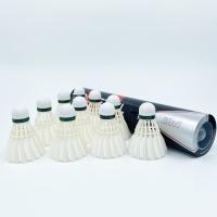 China Kawasaki Duck Feather Badminton Shuttlecock Durable Hybrid Shuttle Corks White for sale