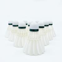 China Class A Duck Feather Shuttlecock 3in1 PU Cork For Sport Training for sale