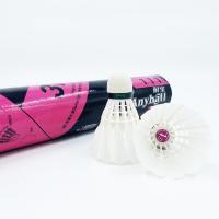 China Anyball 111 Goose Feather Badminton Shuttlecock 3in1 Shuttlecock OEM for sale