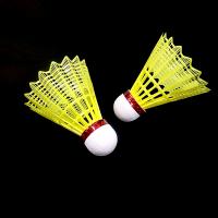 China 12PCS Nylon Badminton Shuttlecock Badminton Shuttlecock Stable Sturdy for sale