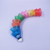 China Model 240 Outdoor Shuttle Cocks Training PU Fiber Cork Nylon Shuttlecocks for sale