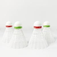 China Outdoor Indoor Badminton Shuttlecock Nylon Mixed Colours for sale