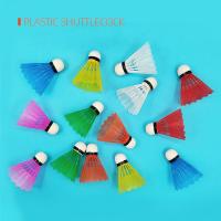 China Badminton Birdies Nylon Badminton Shuttlecock With Great Stability Durability Indoor Outdoor for sale