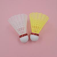 China White Fiber Cork Badminton Nylon Shuttlecock Eco Friendly One Pieces Formed Ball for sale