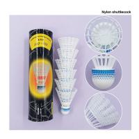 China Durable PEA Cock Nylon Badminton Shuttlecock Anyball 360 6pcs/Tube for sale