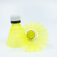 China PU Fiber Cork Badminton Ball Nylon Shuttlecocks For Outdoor Indoor Sport for sale